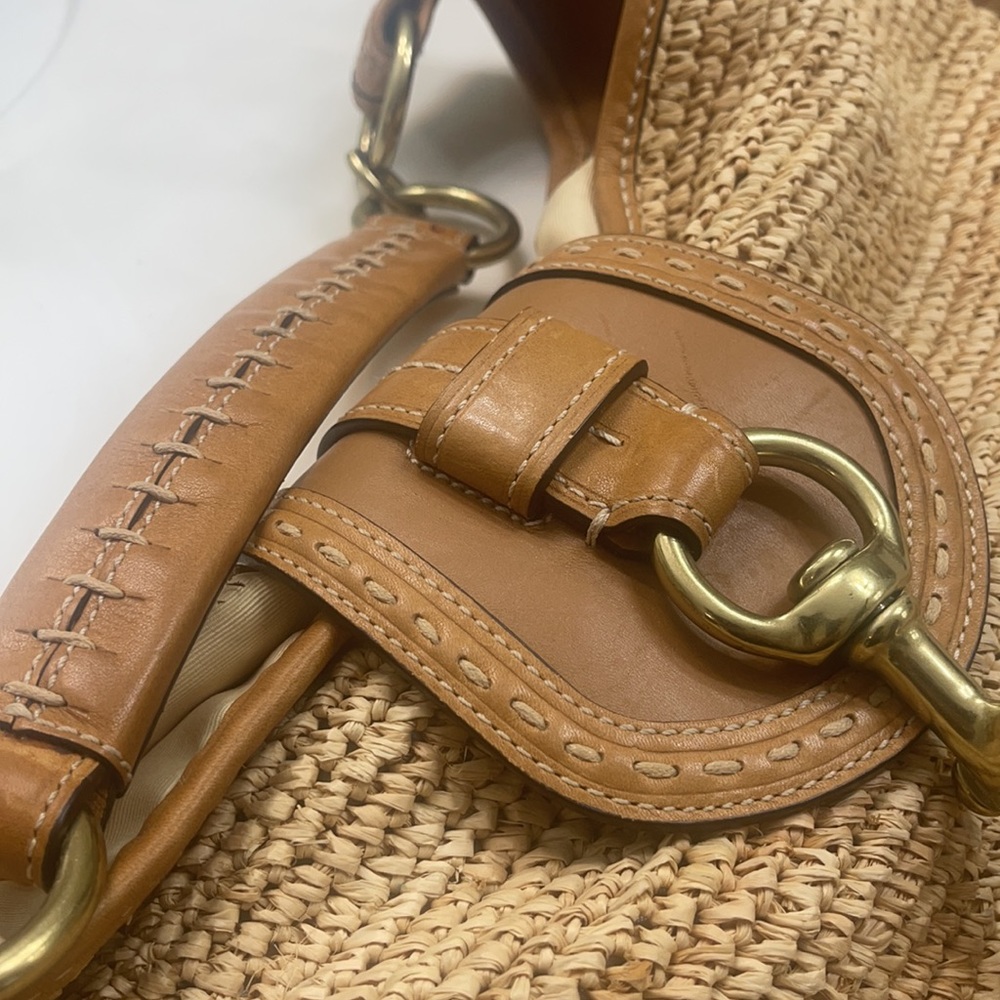 Coach Straw Hobo Bag - Gem